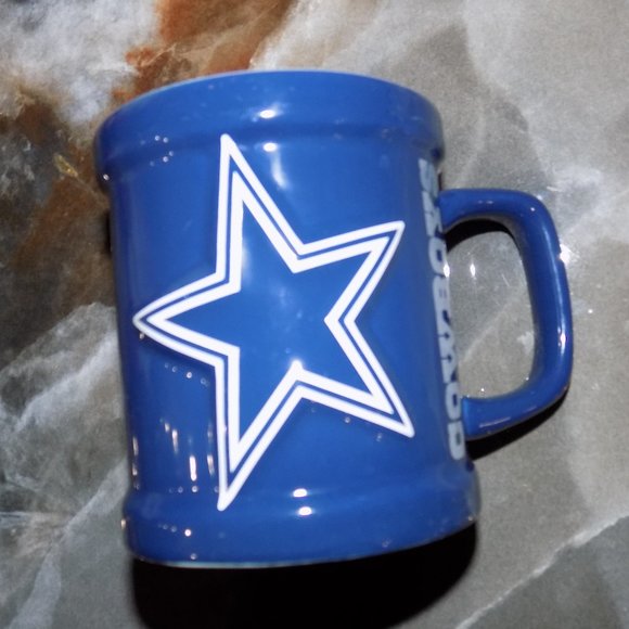 NFL | Kitchen | Vintage Dallas Cowboys 3d Star Coffee Mug Cup Blue 200 ...